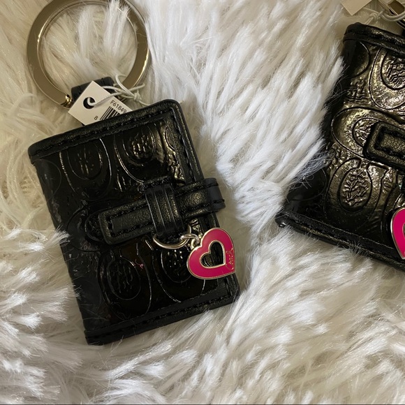 Coach | Accessories | Nwt Coach Photo Book Keychain Black | Poshmark